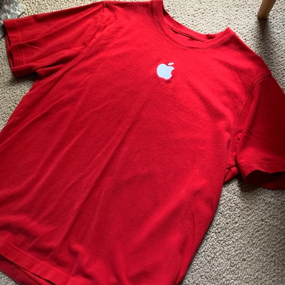 Apple | Shirts | Authenitc Apple Employee Embroidered T Shirt | Poshmark